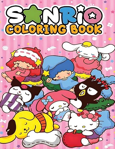 Sanrio Coloring Book – Pillow-Cat Books