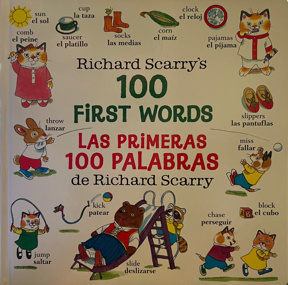 100 First Words/Las Primeras 100 Palabras, Richard Scarry – Pillow-Cat ...